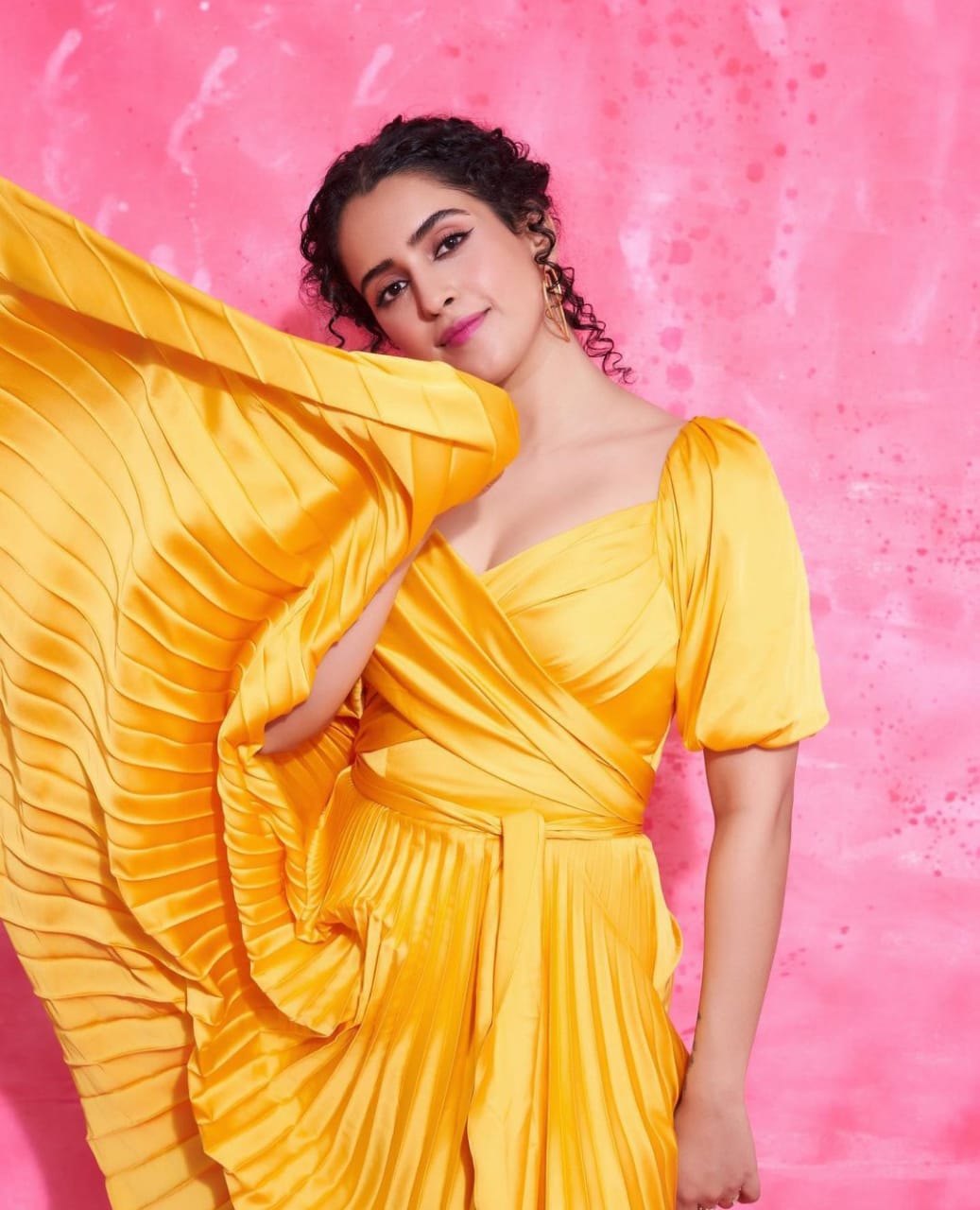 Sanya Malhotra stuns in photoshoots of her upcoming film promotions