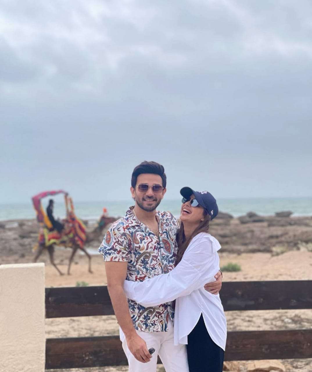 Saboor Aly and Ali Ansari shares beach pictures - editor times